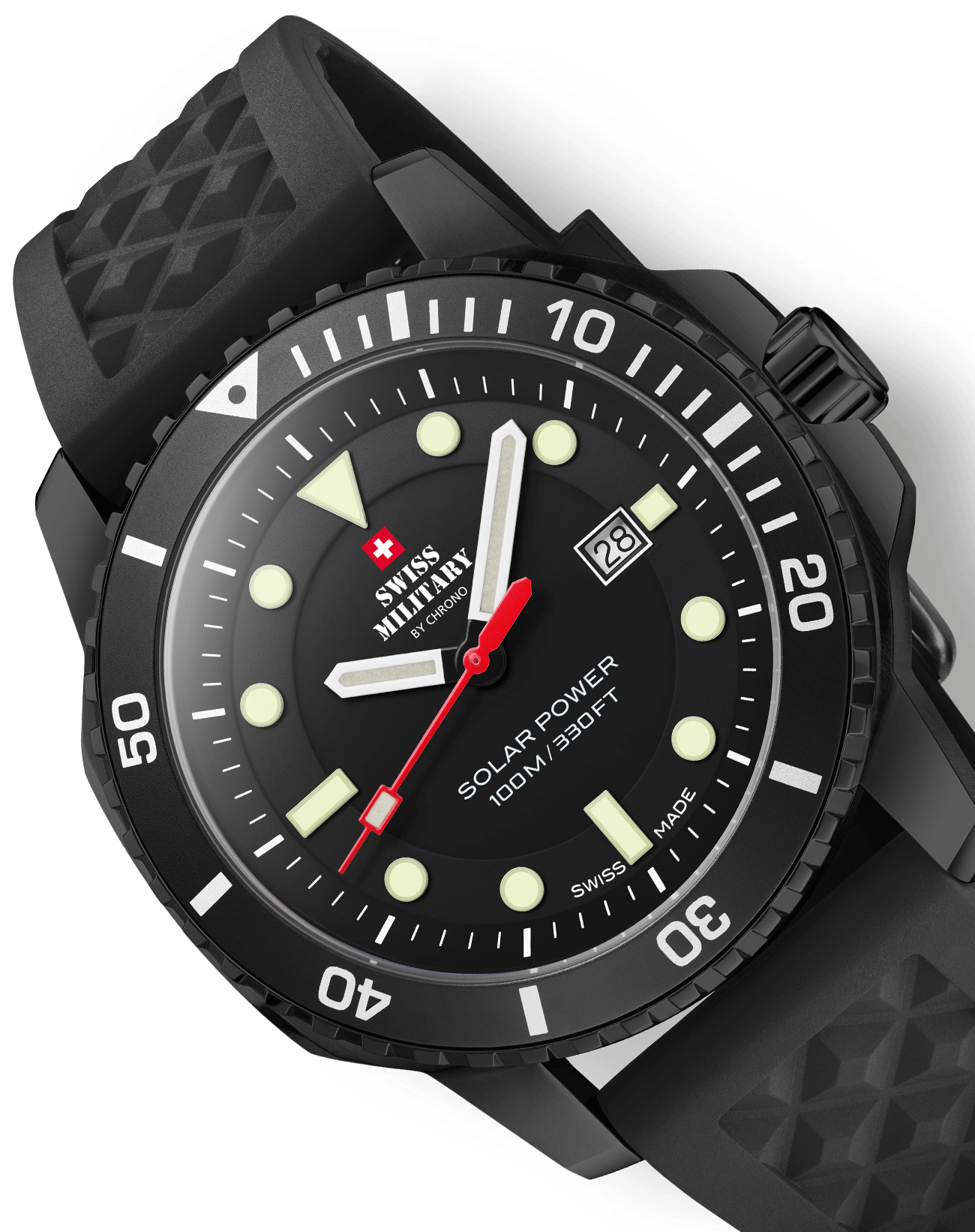 Swiss Military SMS34102.03-Swiss Solar Sports Watch Black